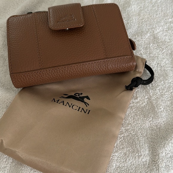 Mancini | Bags | Mancini Brand New Beautiful Cognac Color | Poshmark